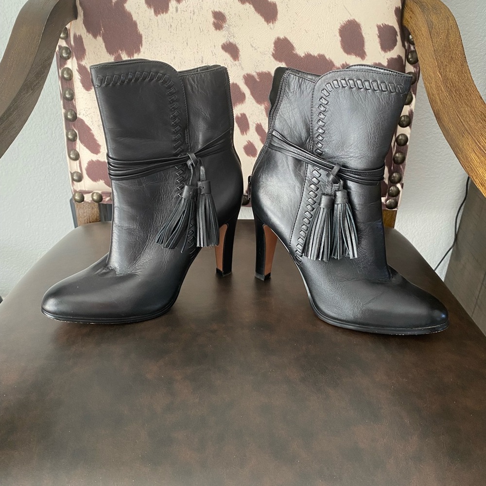 Coach Jessie Silky Black Nappa Boots - Gem